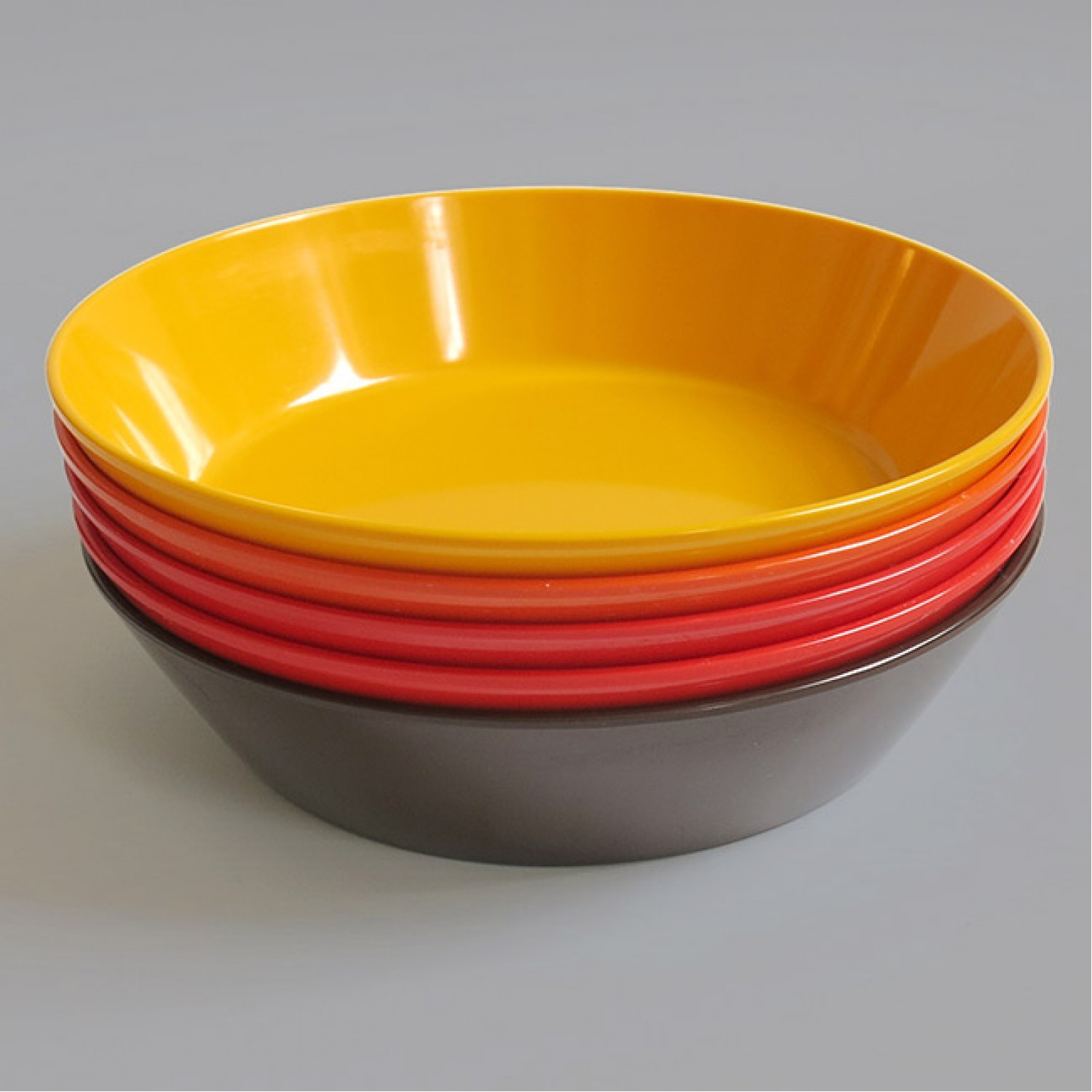 Set of 5 vintage Rosti Mepal Dinnerware melamine dishes