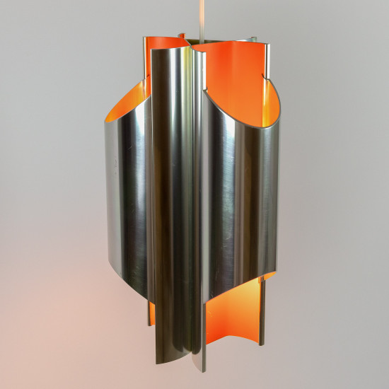 Space-age Danish Pantre art light designed by Bent Karlby for Lyfa ...