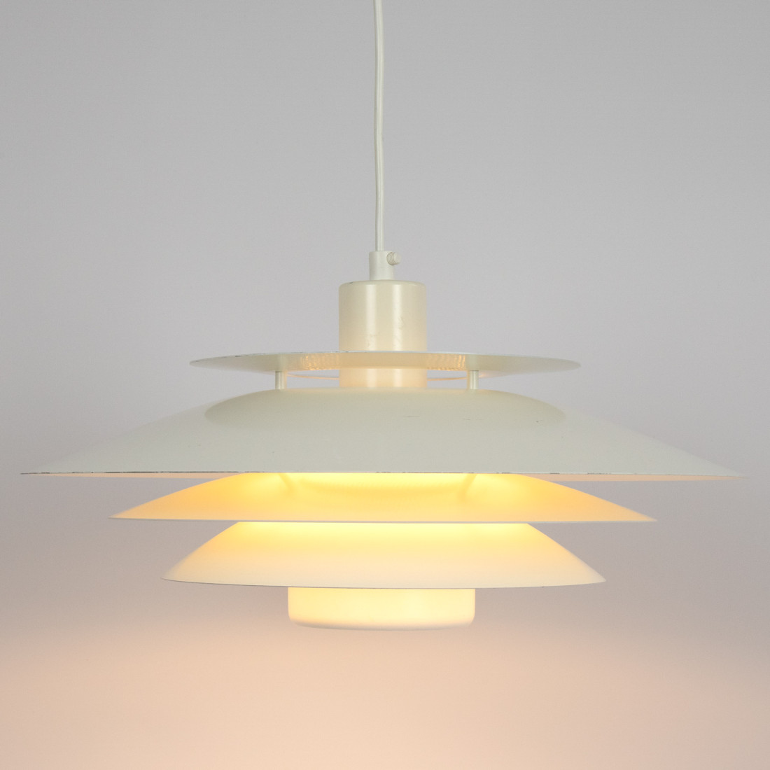 Multi-layered Danish modern Jeka pendant light made in Denmark