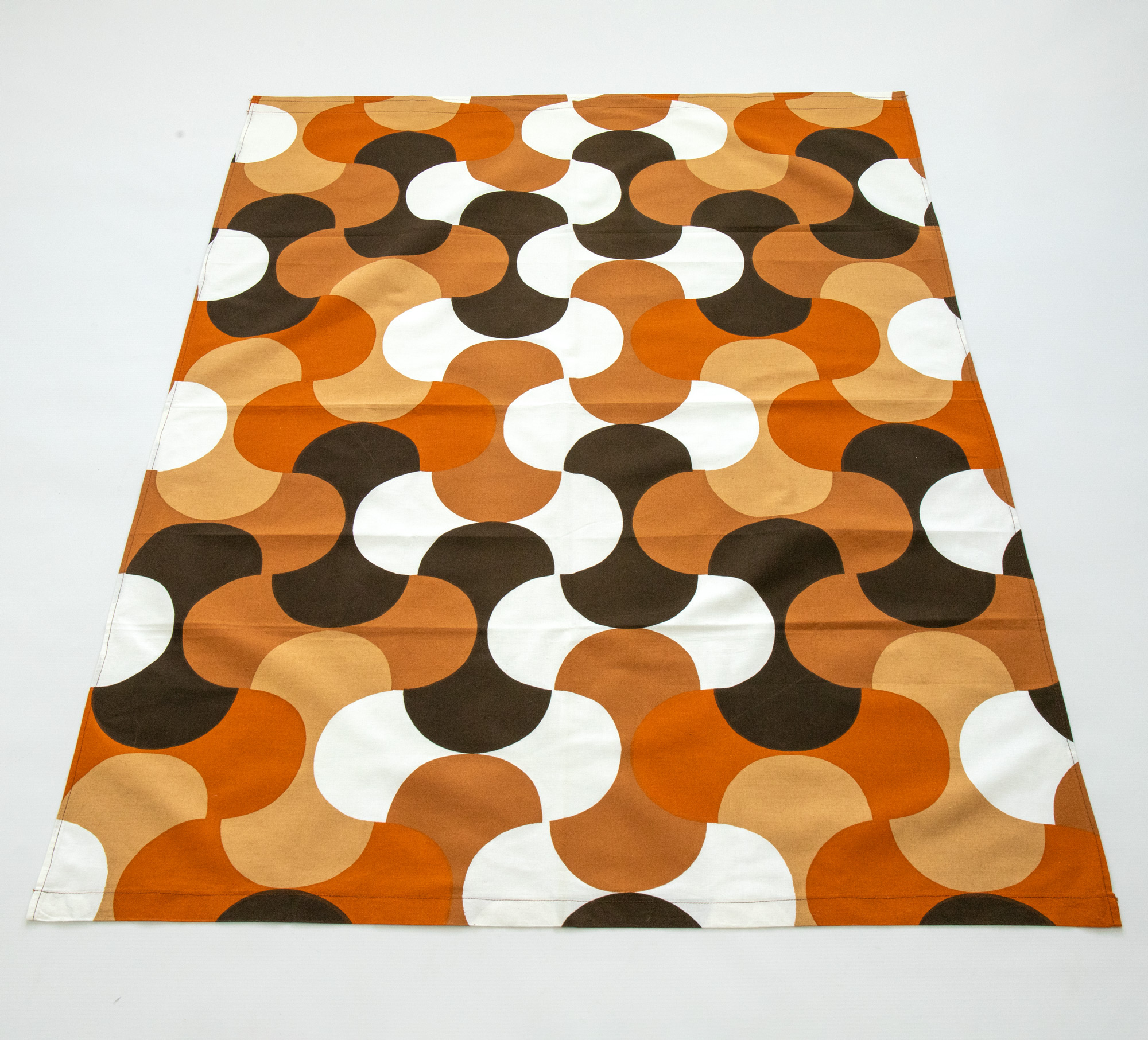 Danish art textile with geometric Puzzle I design by Verner Panton, 1970s