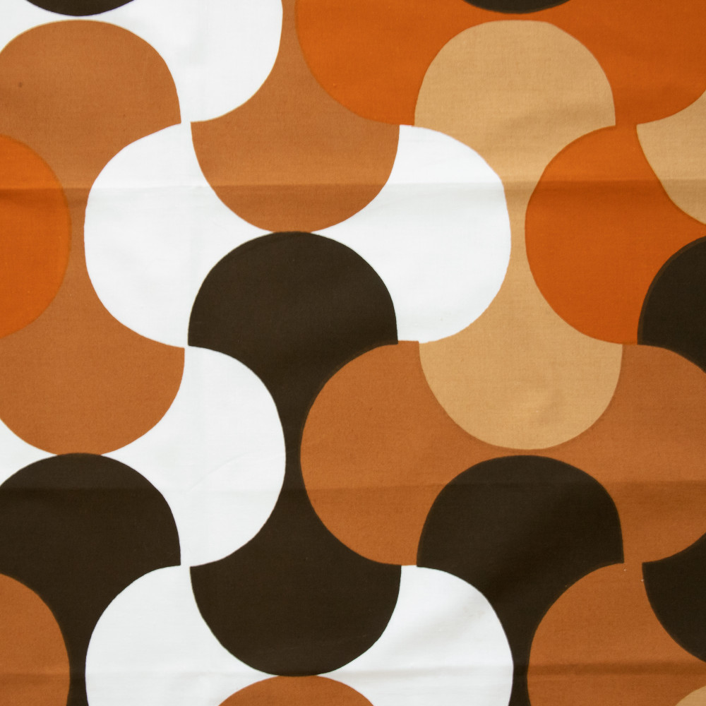 Danish art textile with geometric Puzzle I design by Verner Panton, 1970s