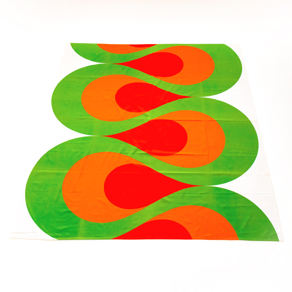 Danish art textile panel with bold graphic design 1960s/70s